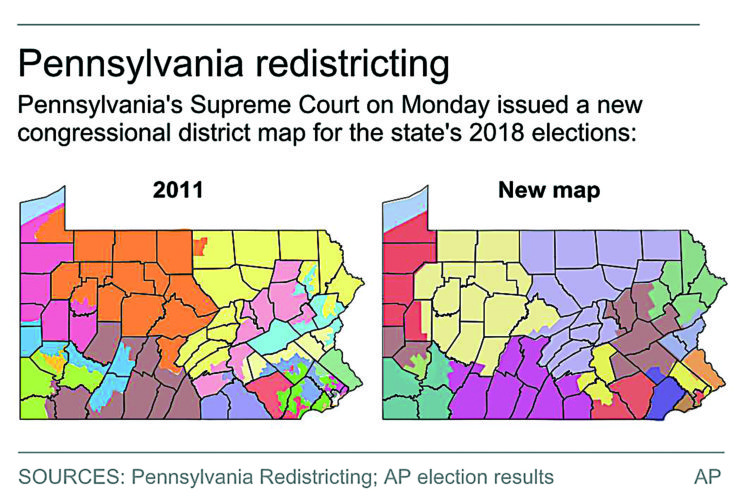 PA redistricting sends counties into jumble | News, Sports, Jobs - The ...